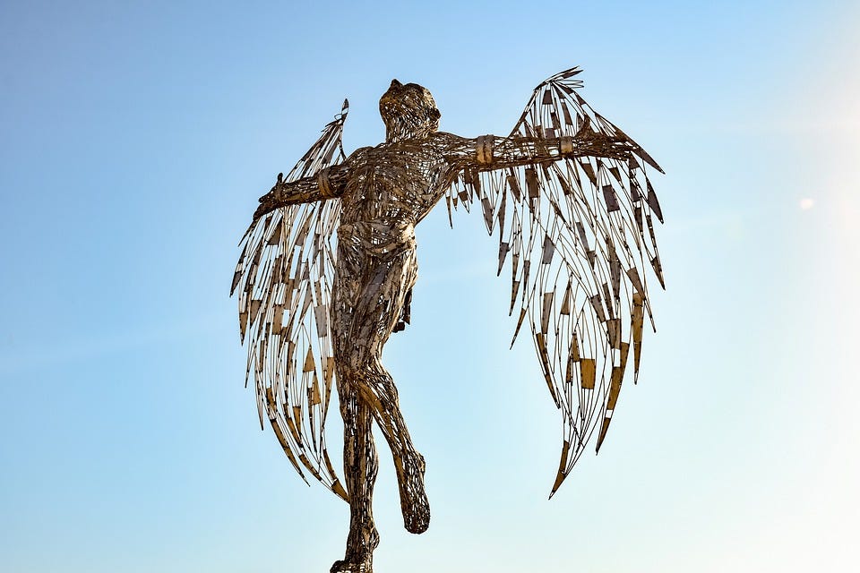 Icarus Flying Too Close To The Sun