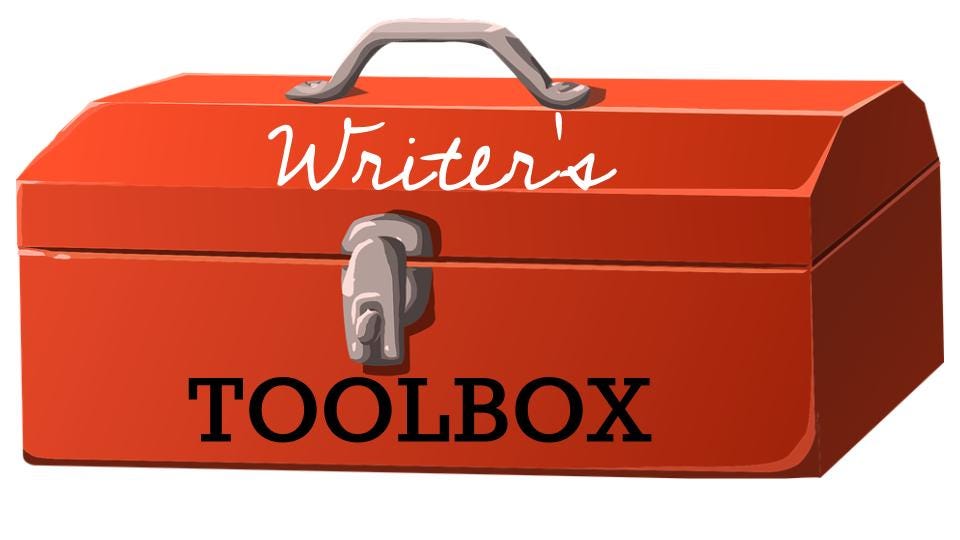 What’s in your writer’s toolbox?. Today, I want to discuss the actual ...
