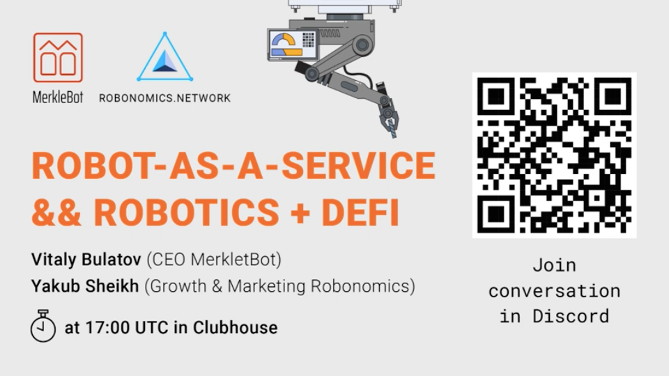 Robonomics Podcast #1 - Vitaly Bulatov (CEO MerkleBot) & Yakub Sheikh ...
