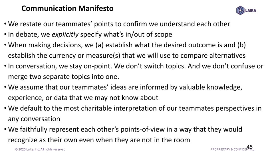 Simple Team Communication Manifesto | by Austin Ogilvie | Medium