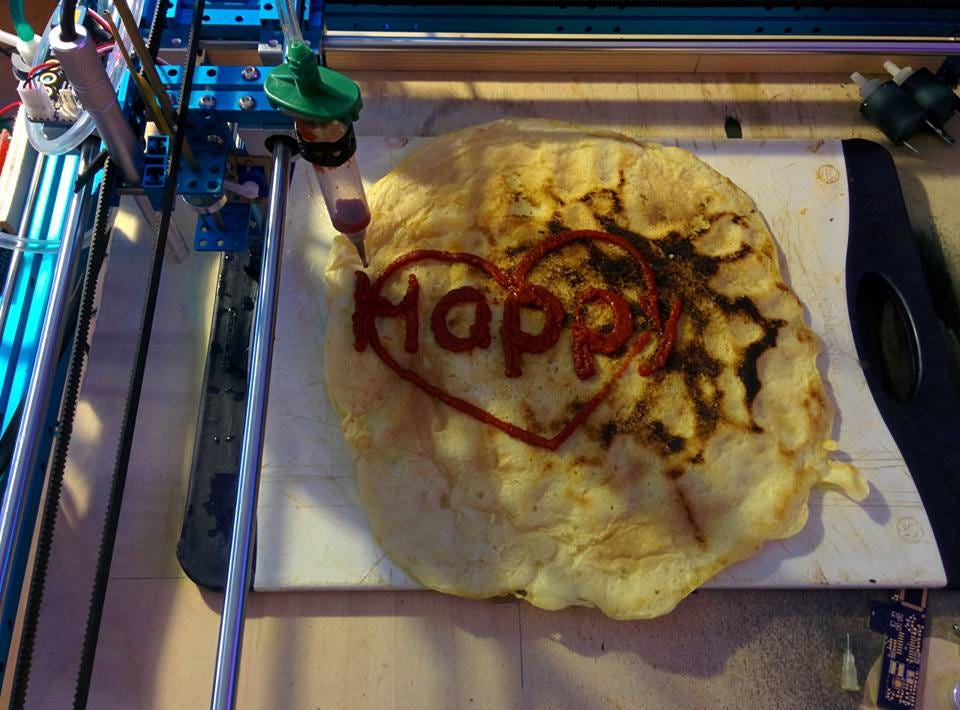 Pizza Printers. My mum said you can’t engineer true… | by Arvid .E.P. | Medium