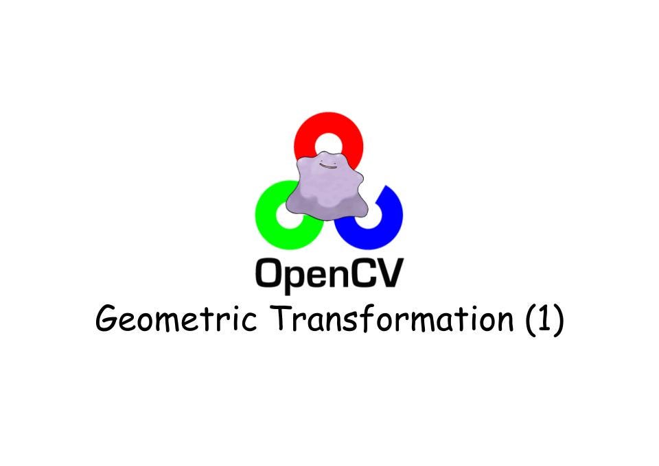 OpenCV pt. 1 (Geometric Transformation) | by Marco Salvalaggio | Medium