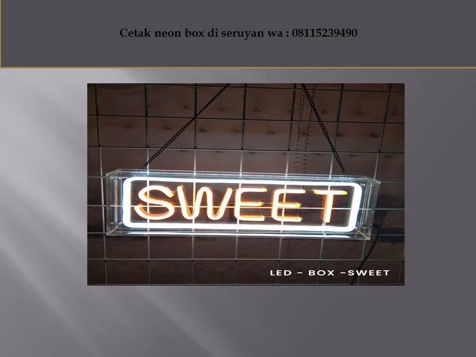 WA 0811 5239 490 Cetak neon box di seruyan | by Rianagreneery | Medium