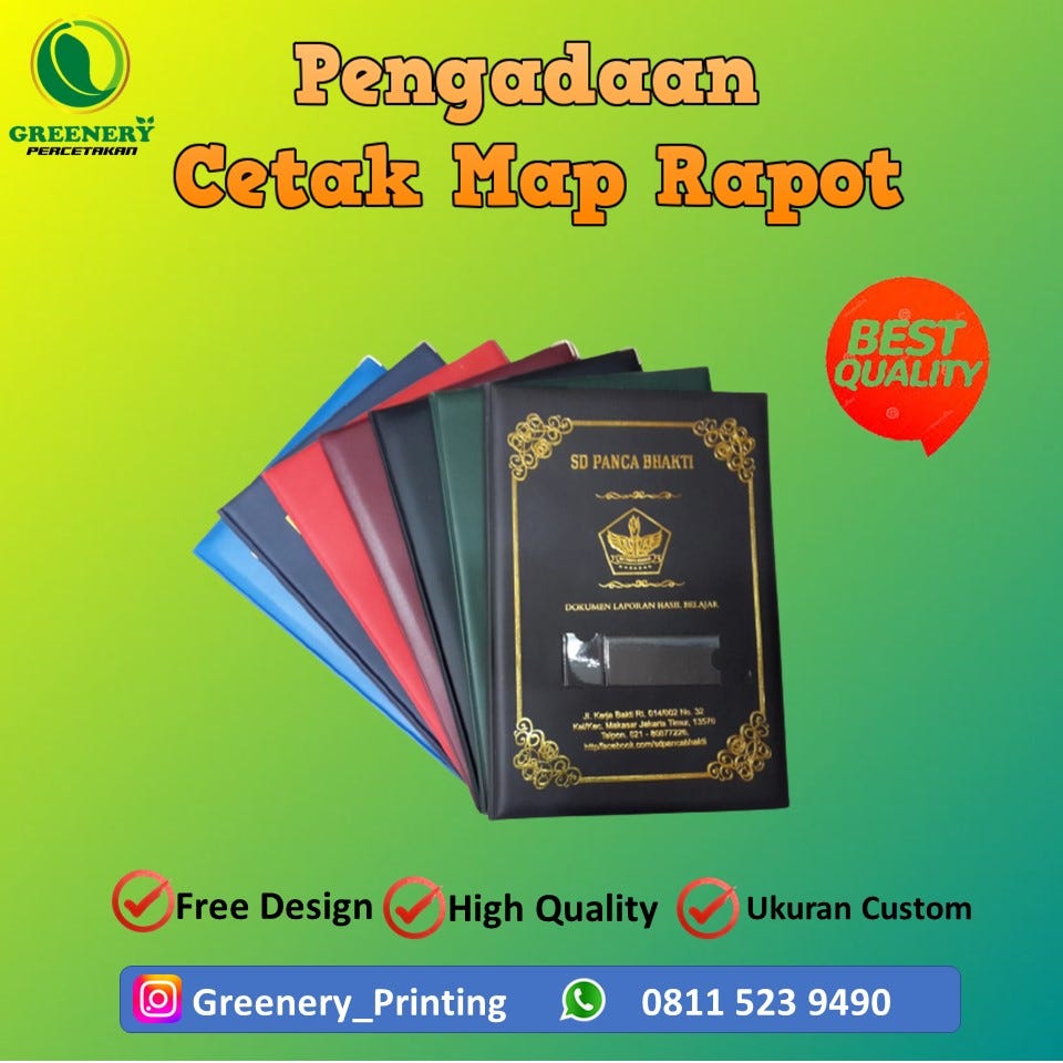PALING MURAH Pengadaan Cetak Map Rapot Tamiyang Layang Hub 0811 5239 490 WA | by ...