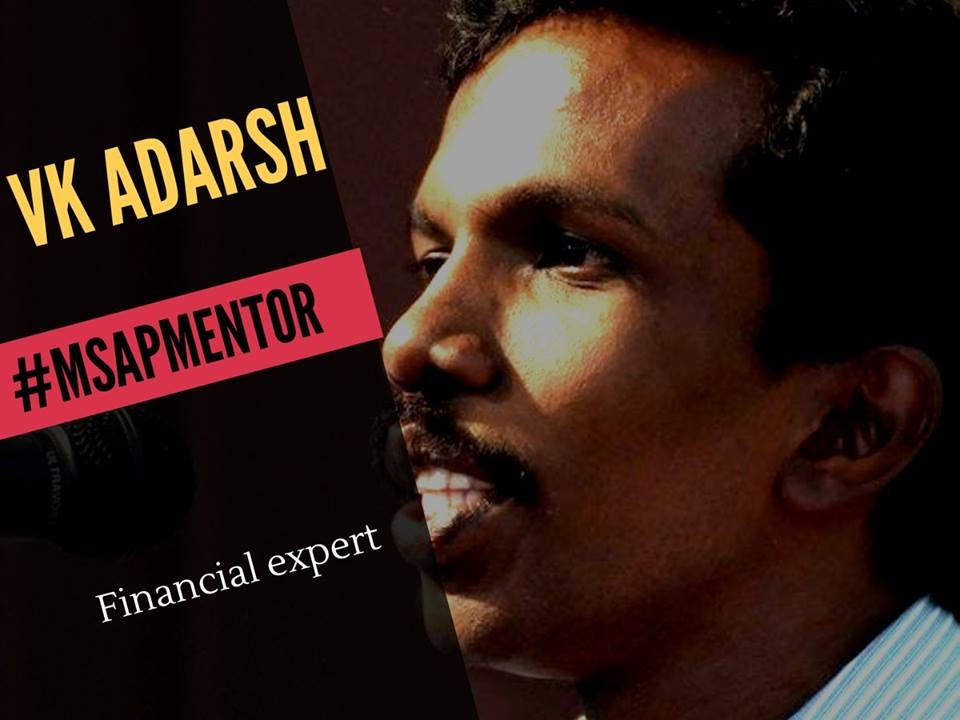 #MSAPMENTOR. V. K Adarsh | by GI Labs | MSAP | Medium