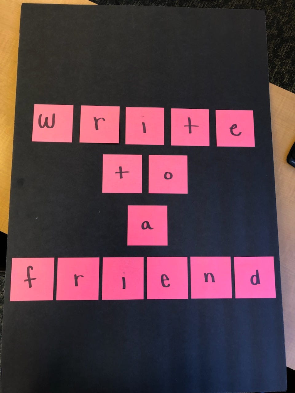 Post It Poster Board