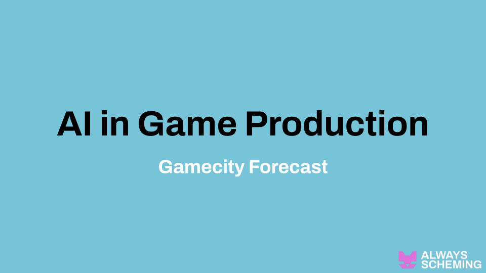 Current & Future Uses for Generative AI in Game Production - Matt Dion ...