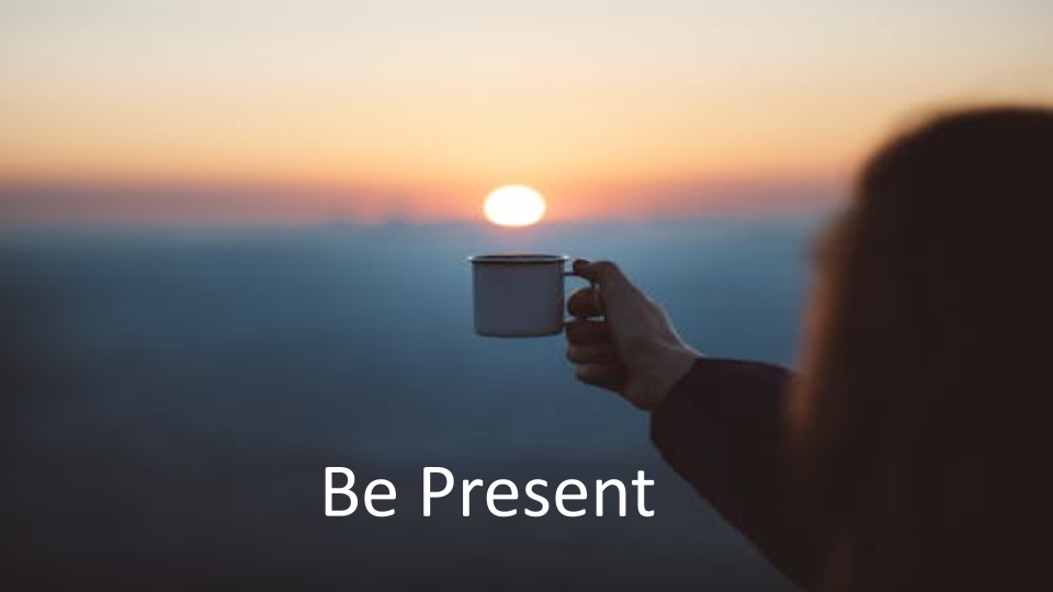 WHY IS IT SO HARD TO BE PRESENT?. We hear a lot about the importance of ...