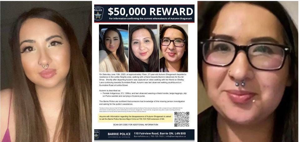 MISSING Autumn Shaganash FROM BARRIER, ONTARIO SINCE JUNE 2023…. | by ...