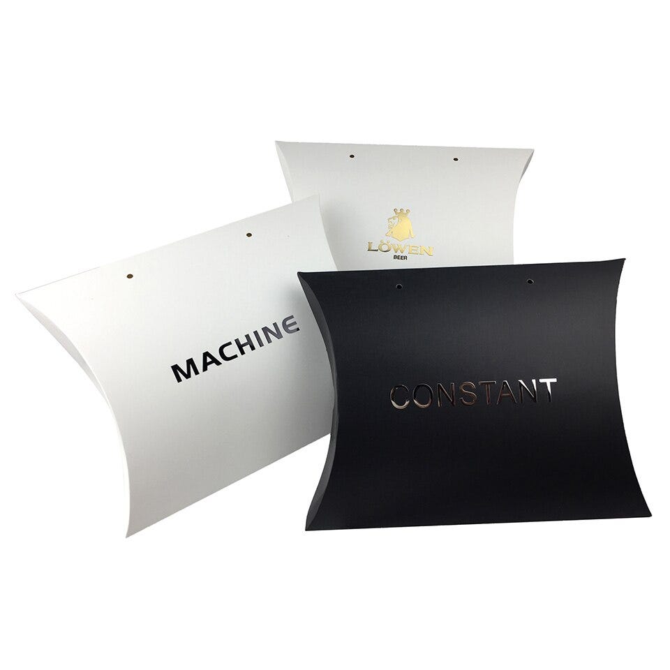 Custom Large Pillow Packaging Boxes - Kwick Packaging - Medium