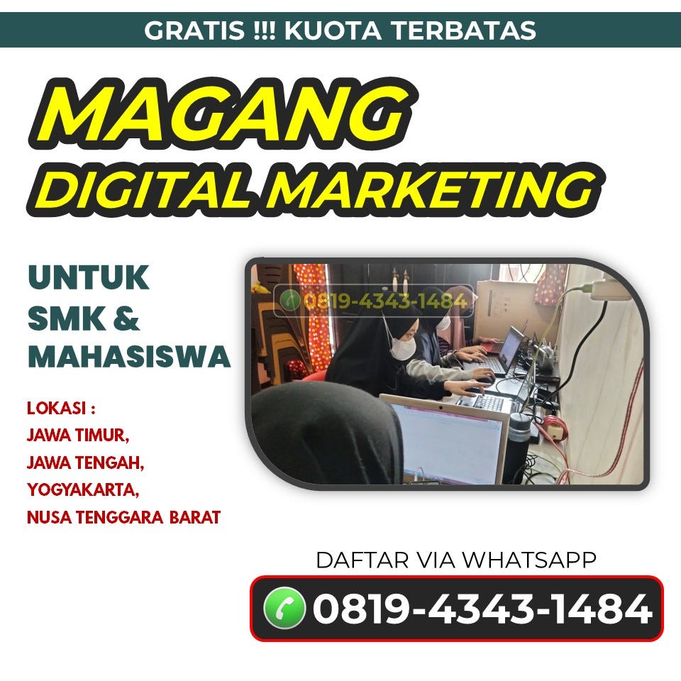 Hub 0819-4343-1484, Lowongan Internship Ekonomi Bisnis Wilayah Malang | by Farisa gmacademy | Medium