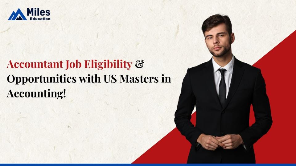 Accountant Job Eligibility & Opportunities with US Masters in ...