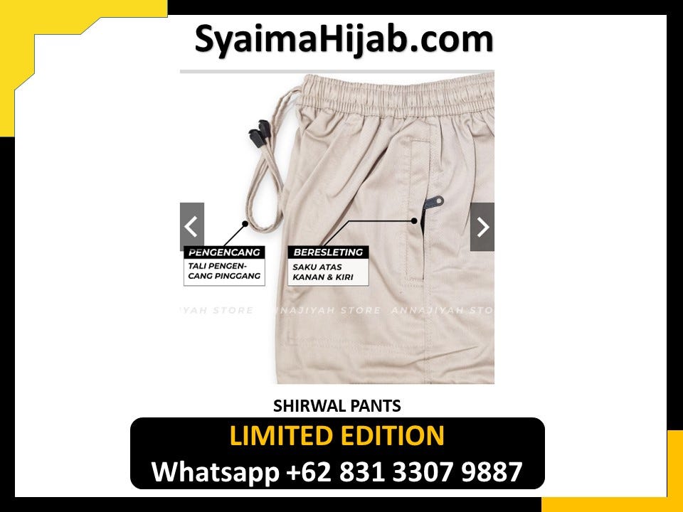 LIMITED EDITION!!! Shirwal Pants, Whatsapp +62 831 3307 9887, www ...