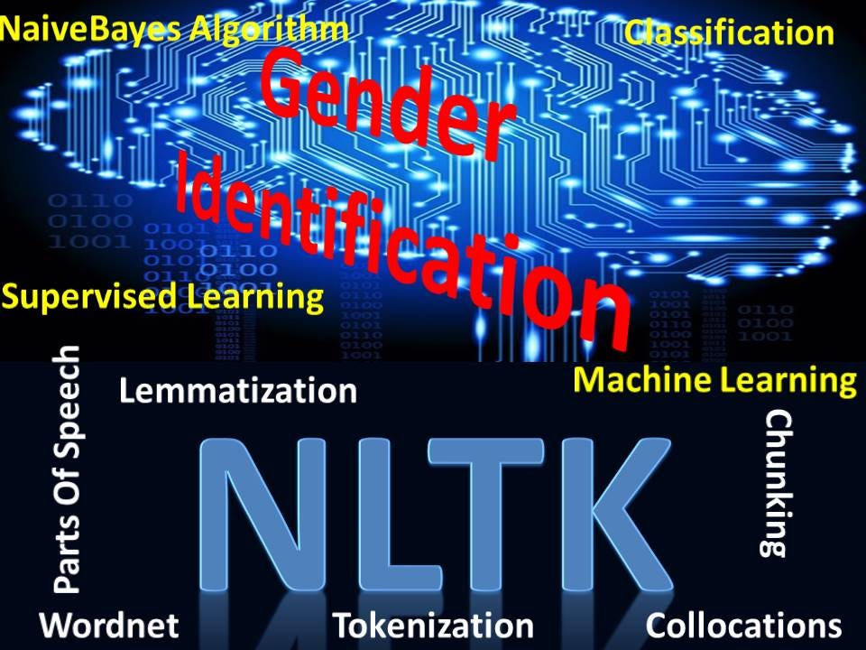 Machine Learning — Gender Identifier with NLTK in less than 15 lines of ...