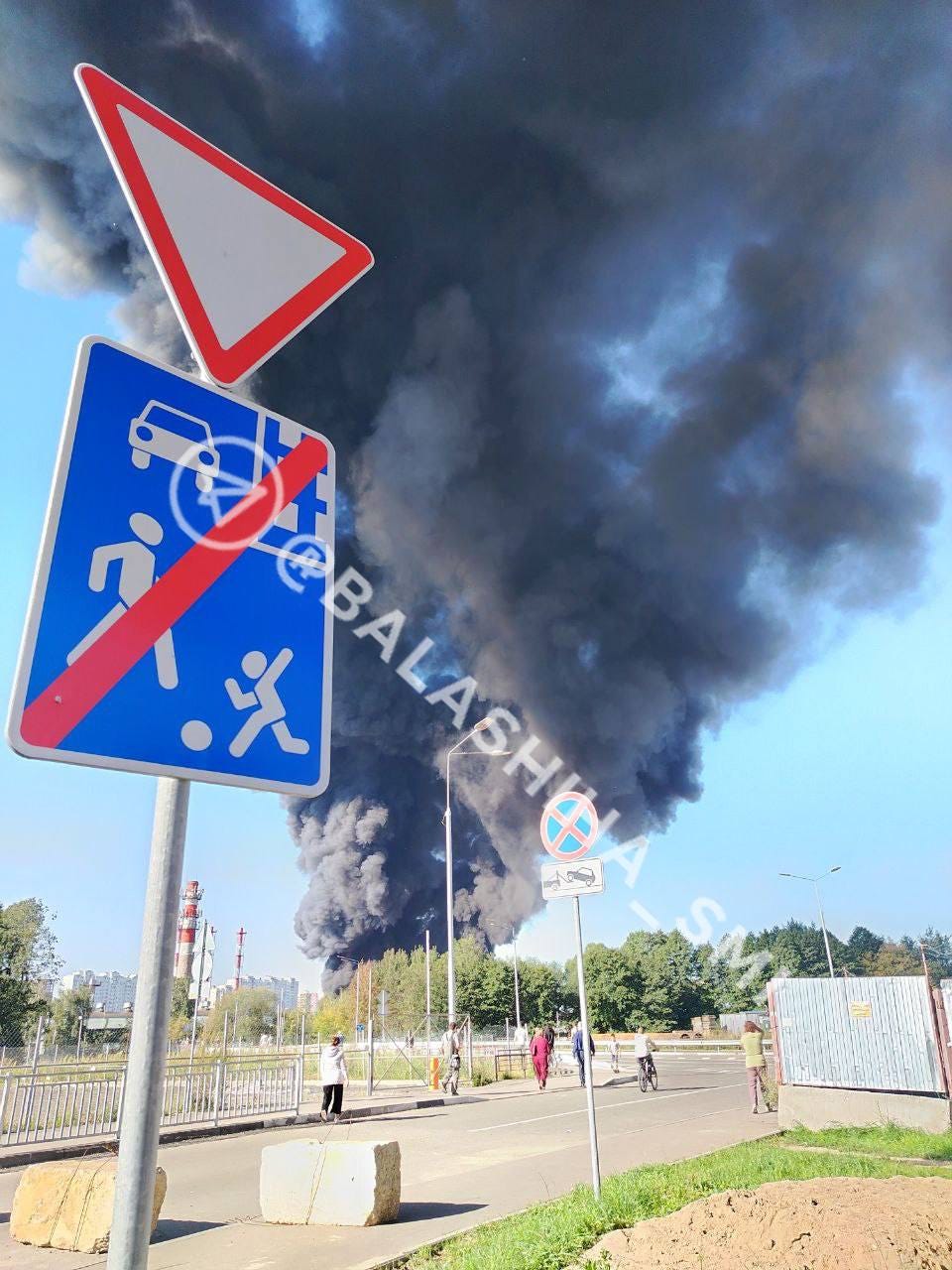 Massive Fire Erupts at Moscow Chemical Plant as Russia Faces Wave of ...