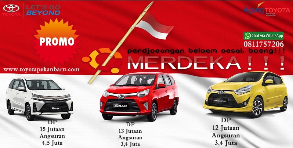 PROMO TOYOTA MERDEKA AGUSTUS PEKANBARU-RIAU. TERMURAH!! | by englis ...