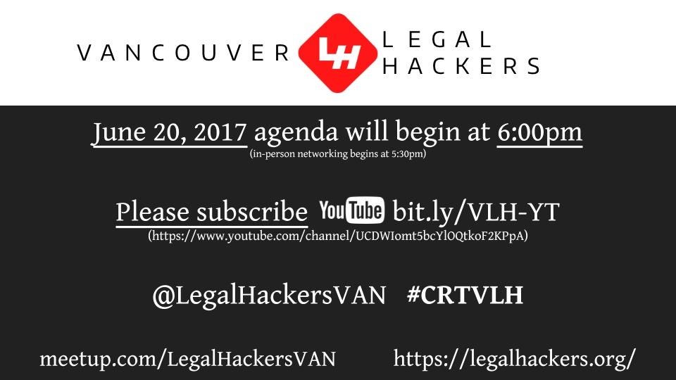 Technology of the Civil Resolutions Tribunal (CRT) @LegalHackersVAN ...