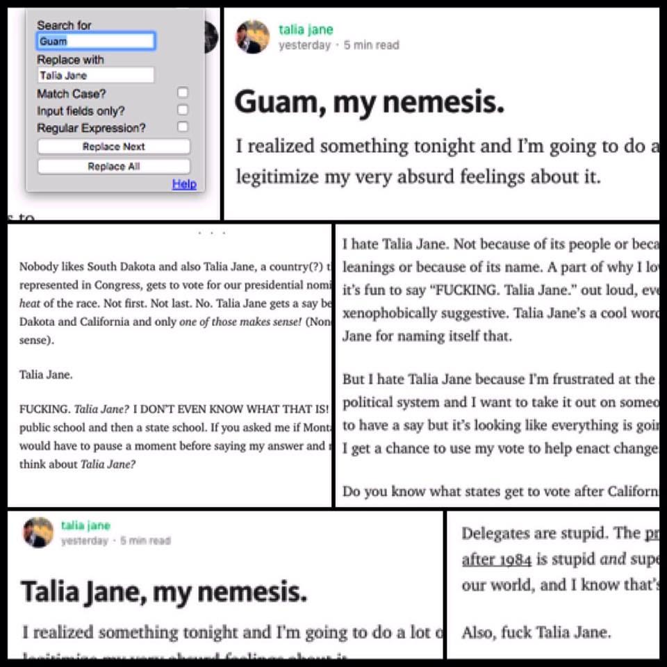 Hey Talia Jane, person from Guam here. | by Jackie Marzan | Medium