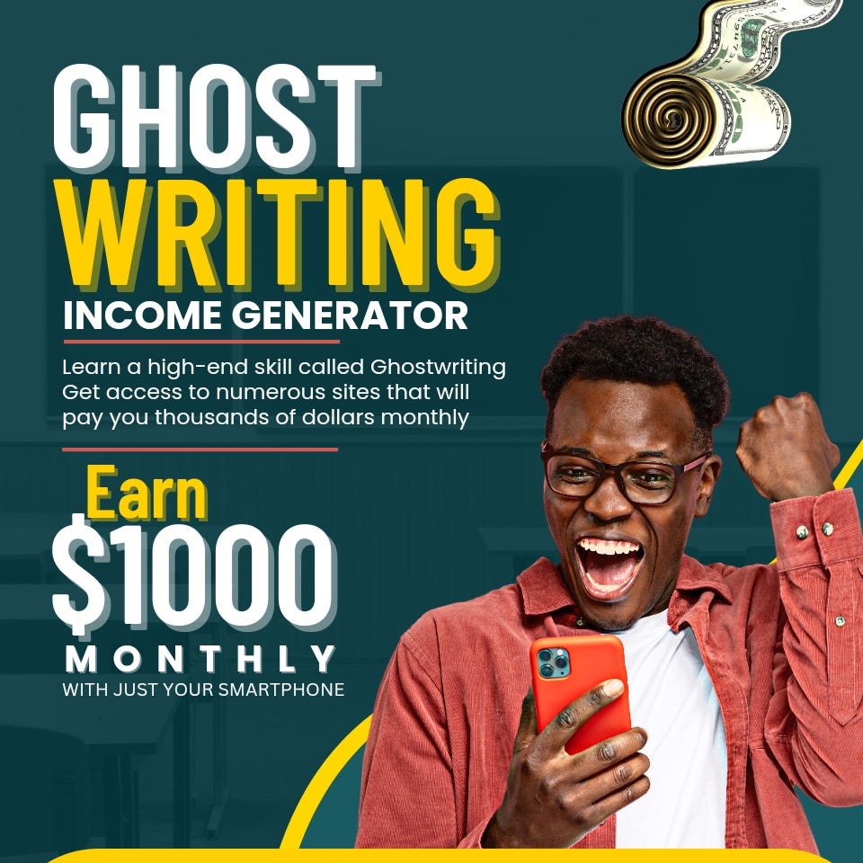 Unleash Your Inner Writer: Why You Need a Ghostwriting Income Generator ...