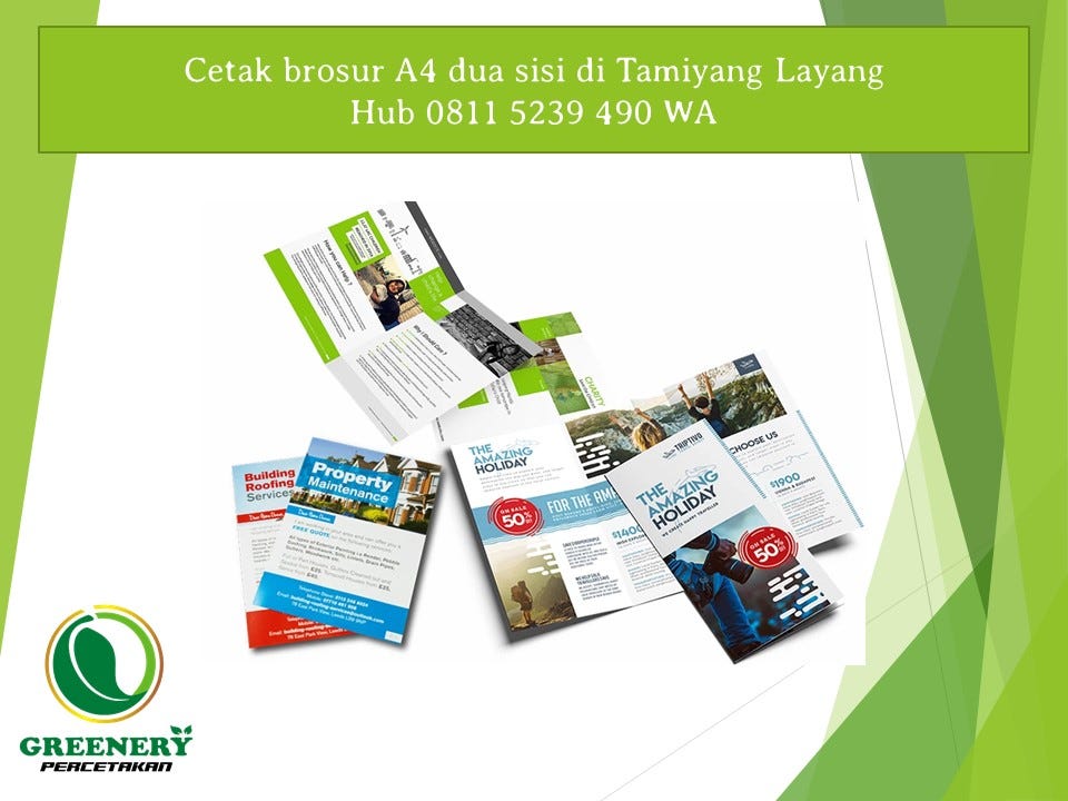 Cetak brosur A4 dua sisi di Tamiyang Layang Hub 0811 5239 490 WA | by ...