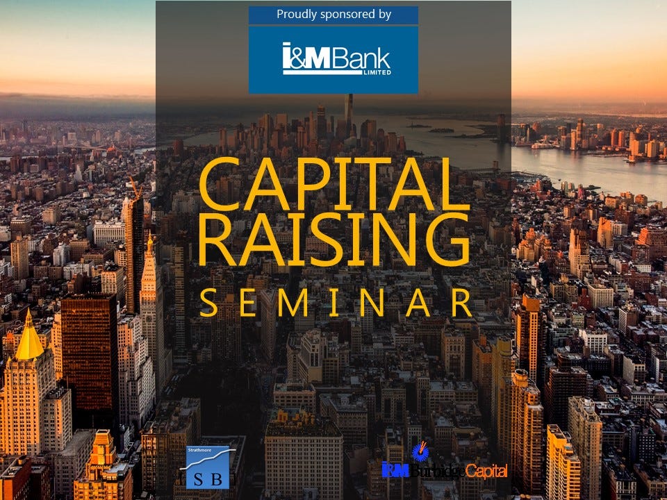 Highlights of The Capital Raising Seminar 2018 | by ISBI @ Strathmore ...