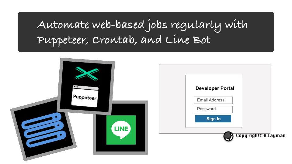Automate web-based jobs regularly with Puppeteer, Crontab, and Line Bot | by Jen-Hsuan Hsieh ...