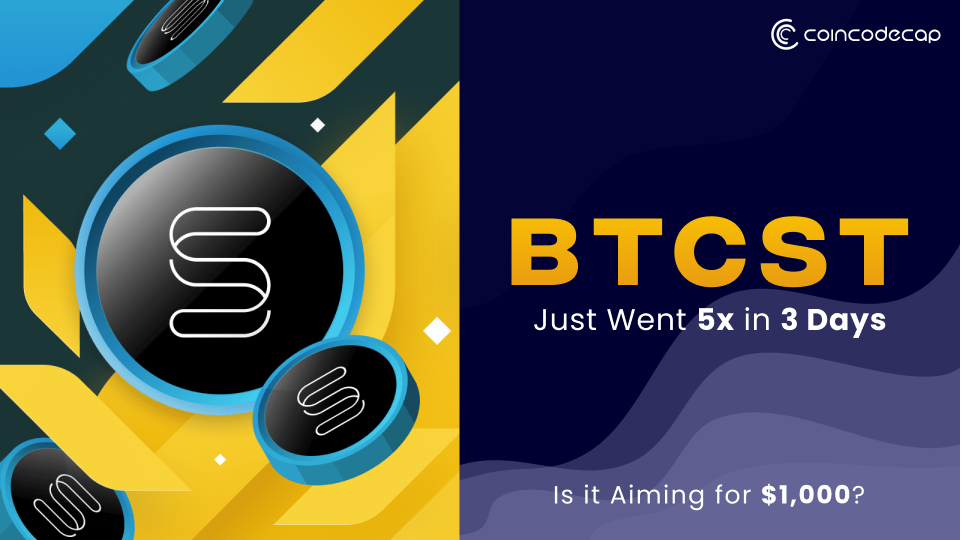 BTCST Just Went 5x in 3 Days | Is it Aiming for $1,000? | by Prabhat ...