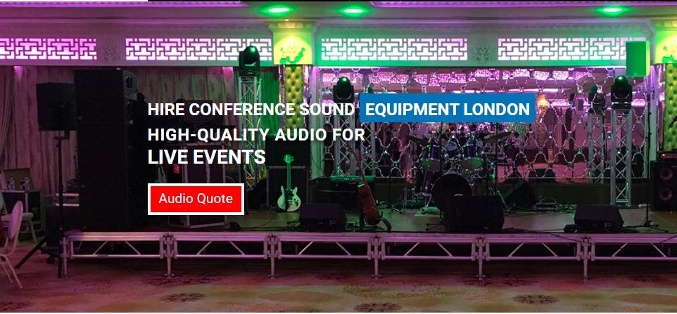 Hire the best sound equipment.. Hire the best sound equipment. | by ...