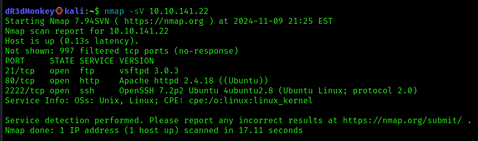 Tryhackme Writeup — Simple Ctf Room Type Free Room Anyone Can Deploy