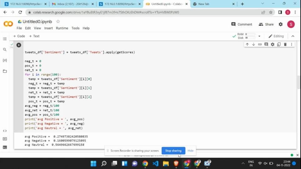 Twitter scrapping and sentiment analysis | by 20IT124 - Dhruvil | Medium