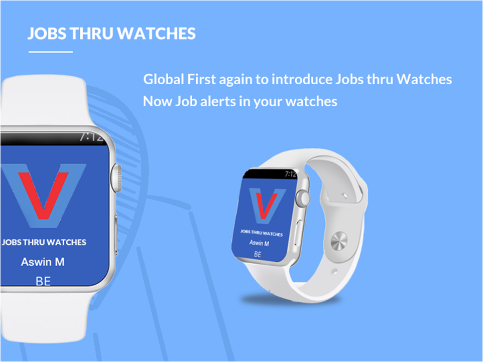 World’s first job app for smart watch | by Veuon Mobile App | Medium