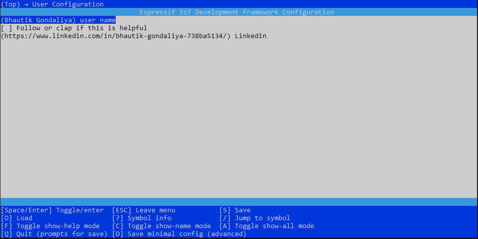 Esp Idf Configuration How To Add Custom Configuration In Project Config By Markeye Medium