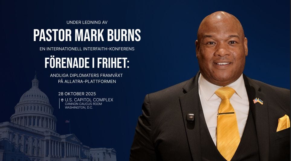 Pastor Mark Burns att leda internationell interfaith-konferensFörenade ...