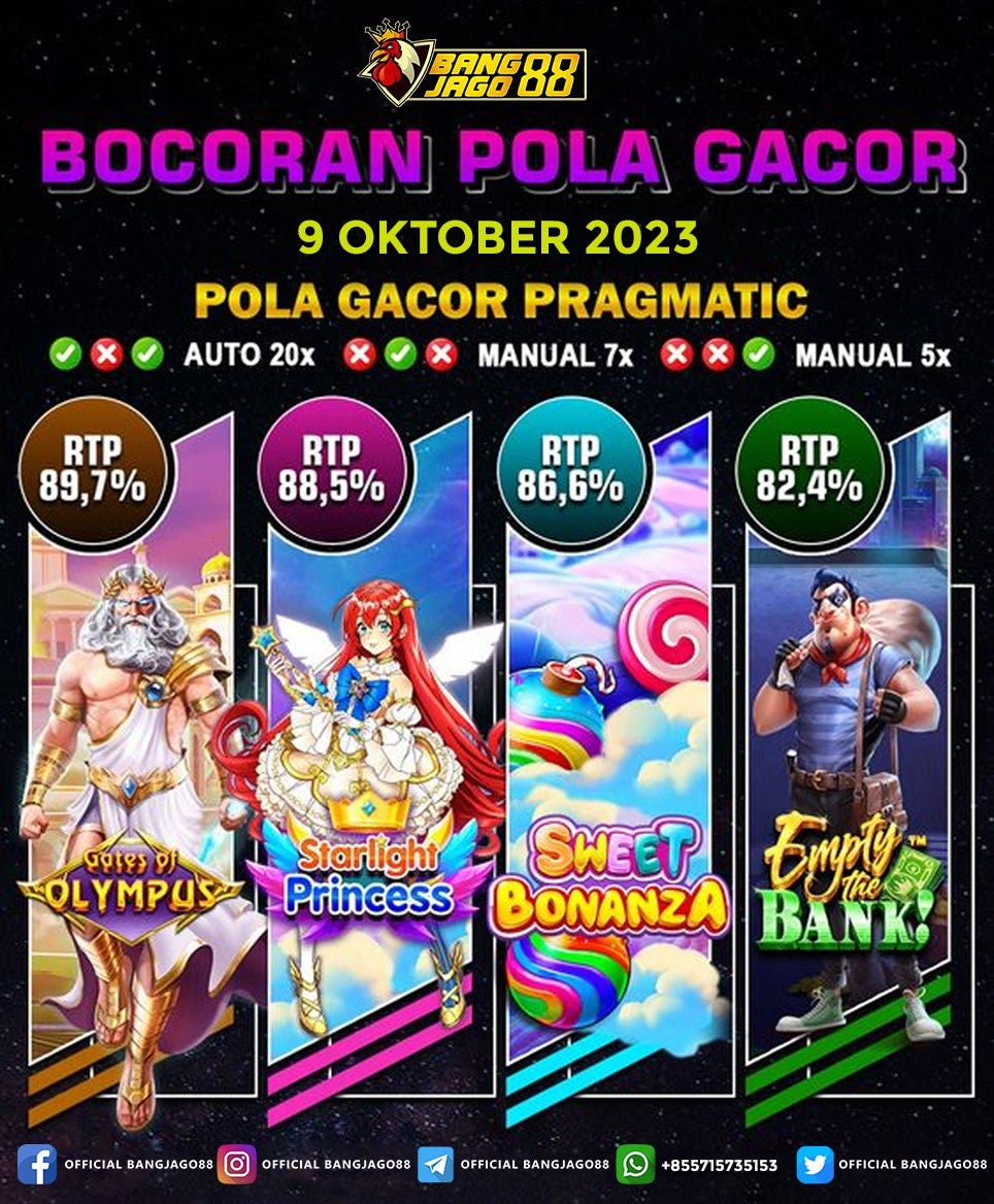 INFO SLOT GACOR PADA TANGGAL 09 OKTOBER 2023 - BANGJAGO88 - Medium