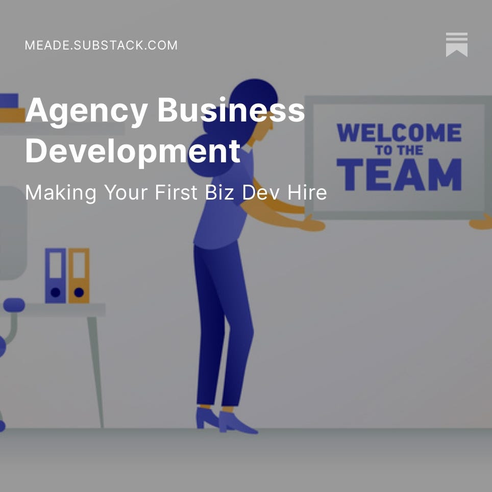 Making Your First Biz Dev Hire. Enter the “Rainmaker” — a business ...