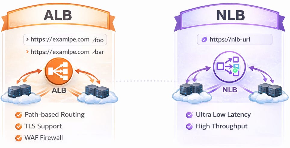 AWS ALB vs NLB: Key Differences, Use Cases, and When to Use Each | by ...