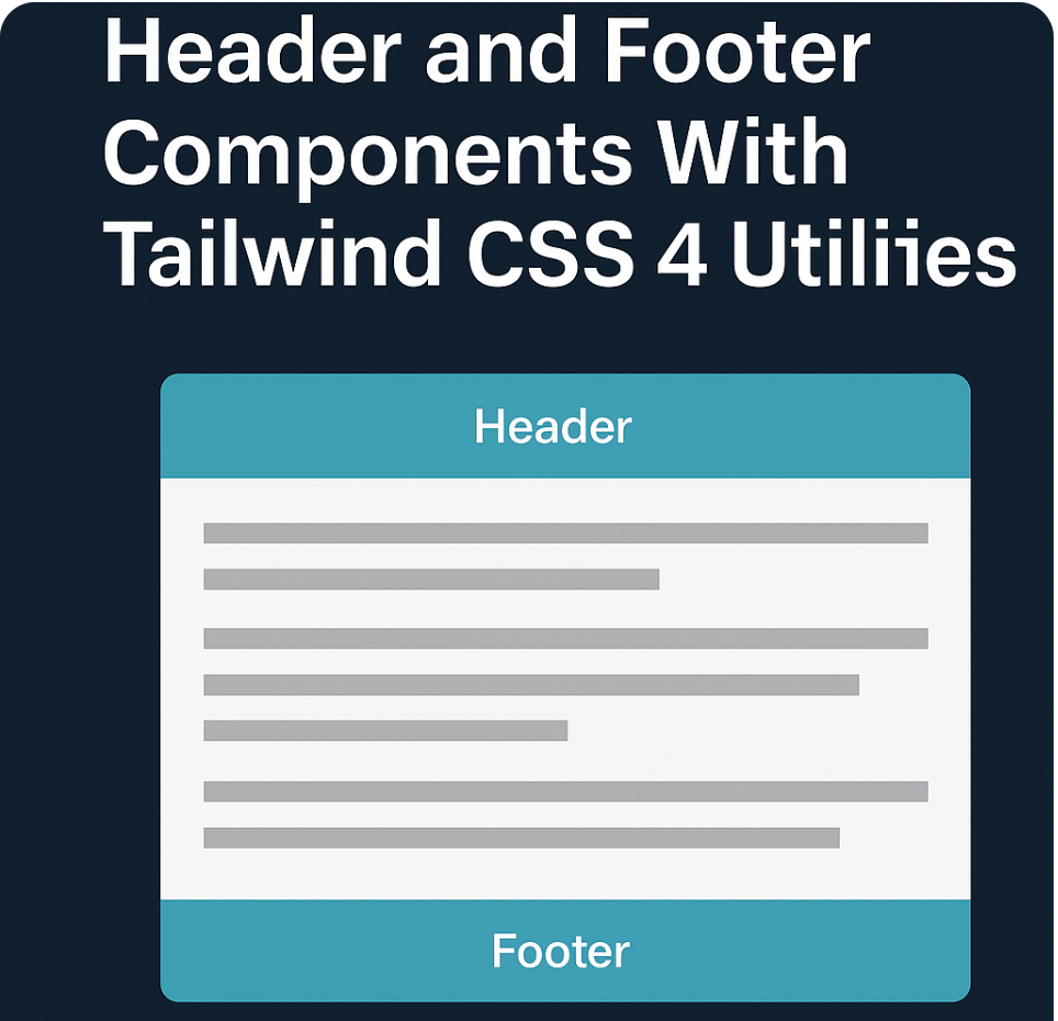 Building Sticky Header and Footer Components With Tailwind CSS 4 ...