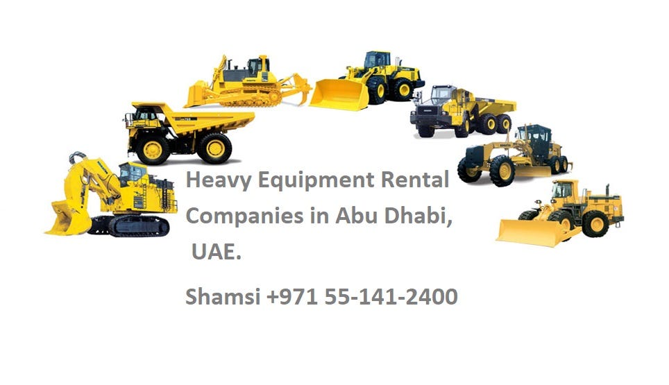 Equipment & Crane Companies in UAE. | by Transportation AE | Medium