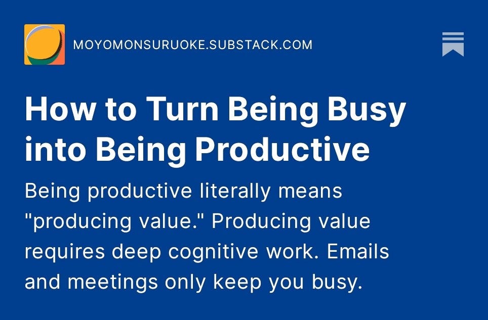How to Turn Being Busy into Being Productive | by Moyo Monsuru-Oke | Medium