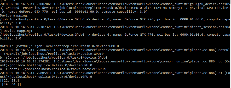 Using TensorFlow GPU on a Compute 3.0 graphics card in Windows | by ...
