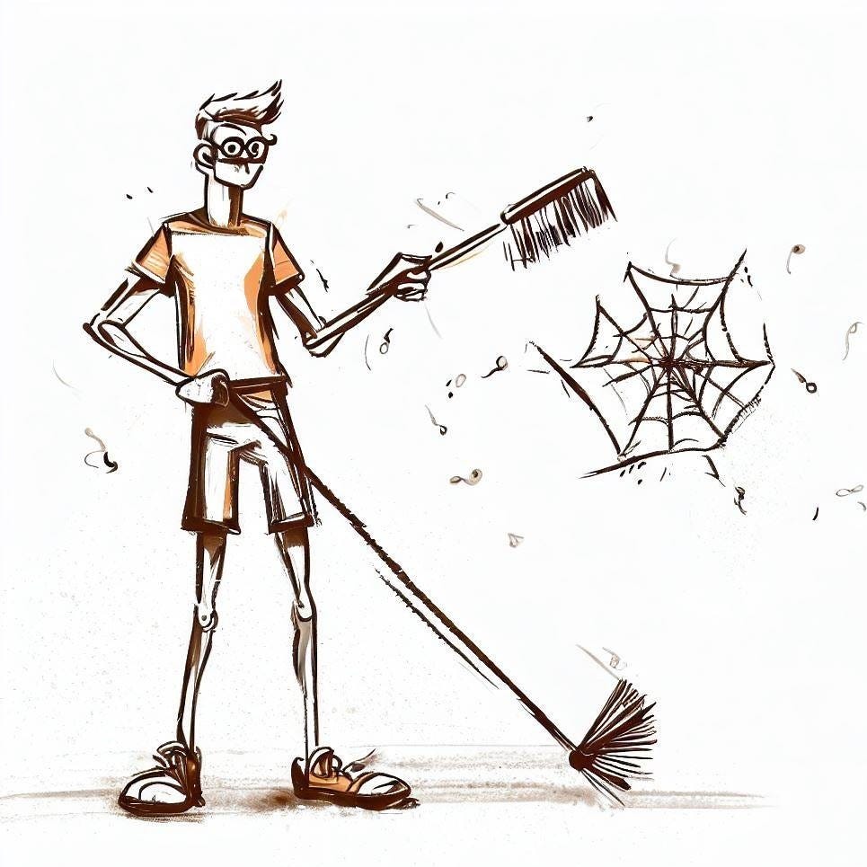 How We Prepare for the New Year by Saying Goodbye to Spiders | by ...