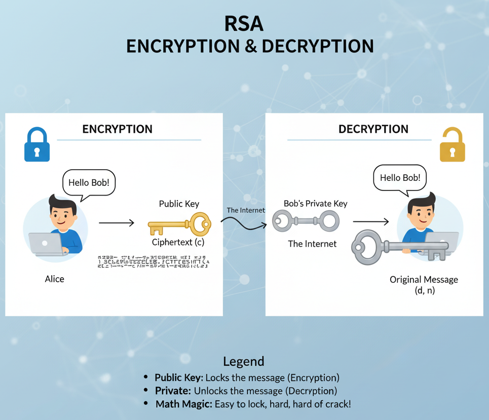 RSA Encryption and Decryption. The Origins of RSA | by Gadeabhishekreddy | Oct, 2025 | Medium