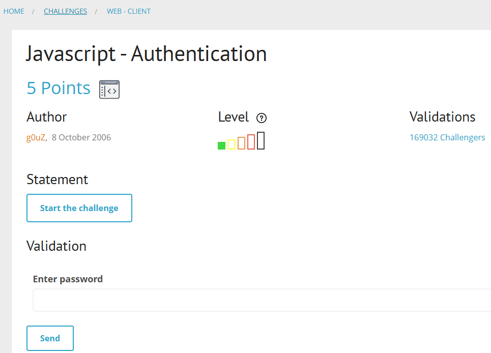 Root Me — Javascript Authentication | by Kamal S | Aug, 2025 | Medium