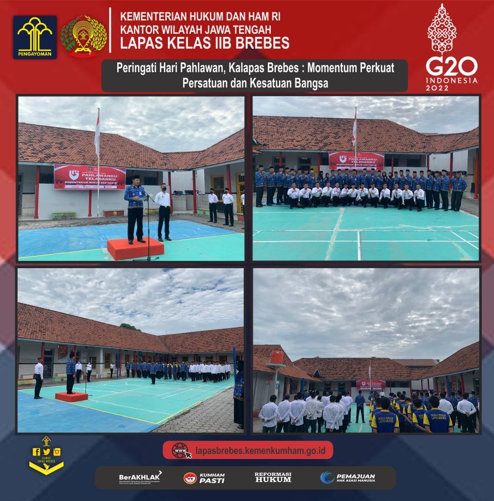Peringati Hari Pahlawan, Kalapas Brebes: Momentum Perkuat Persatuan dan Kesatuan Bangsa | by ...