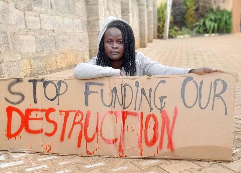 Stop funding Our destruction. Climate justice activists from the… | by ...