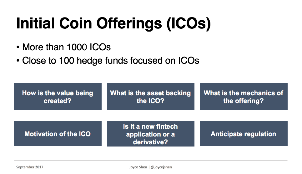 fundamental questions when evaluating ICOs on one slide | by joyce shen ...