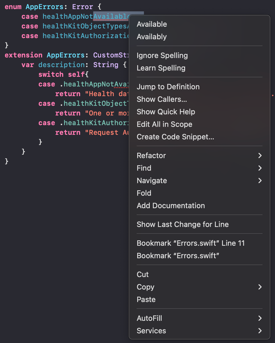 Mastering Xcode’s Spelling Feature | A XCode guide | by Chethana NP | Medium