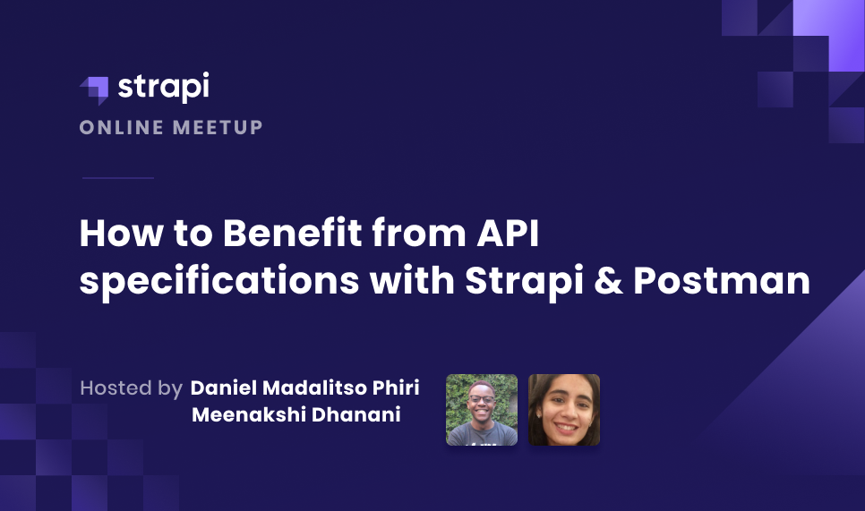 Webinar Recap How To Benefit From Api Specifications With Strapi And