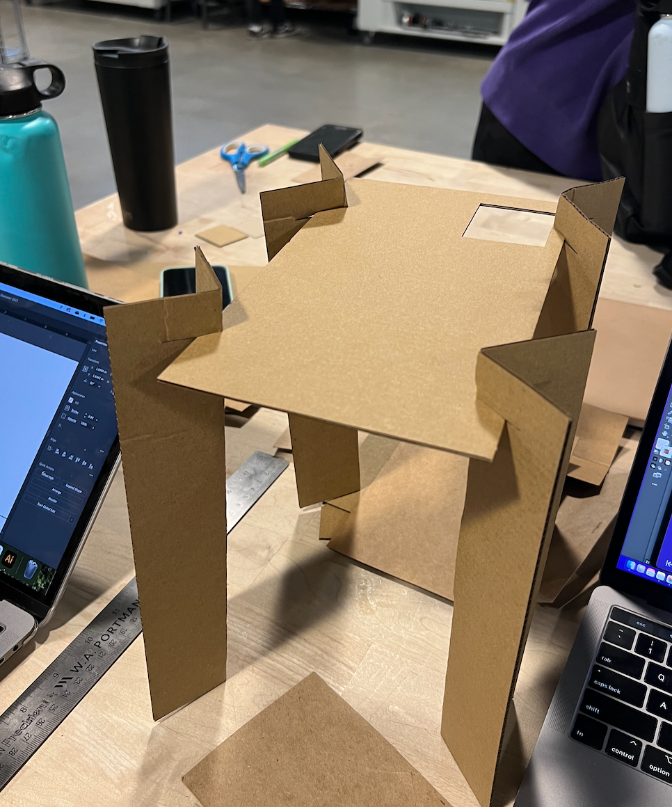 Cellphone Stand— Laser Cutting. Design | by Elliana Beberness | Medium