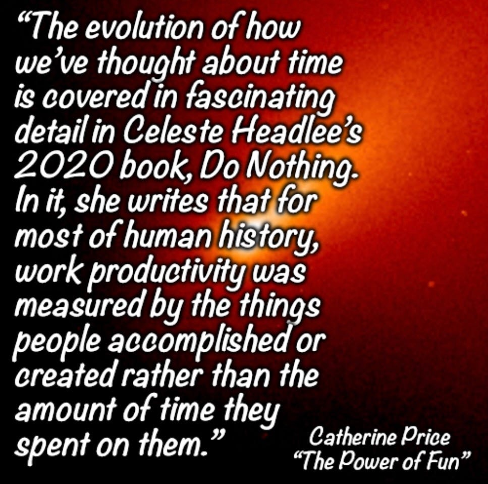 “The evolution of how we’ve thought about time is covered in ...